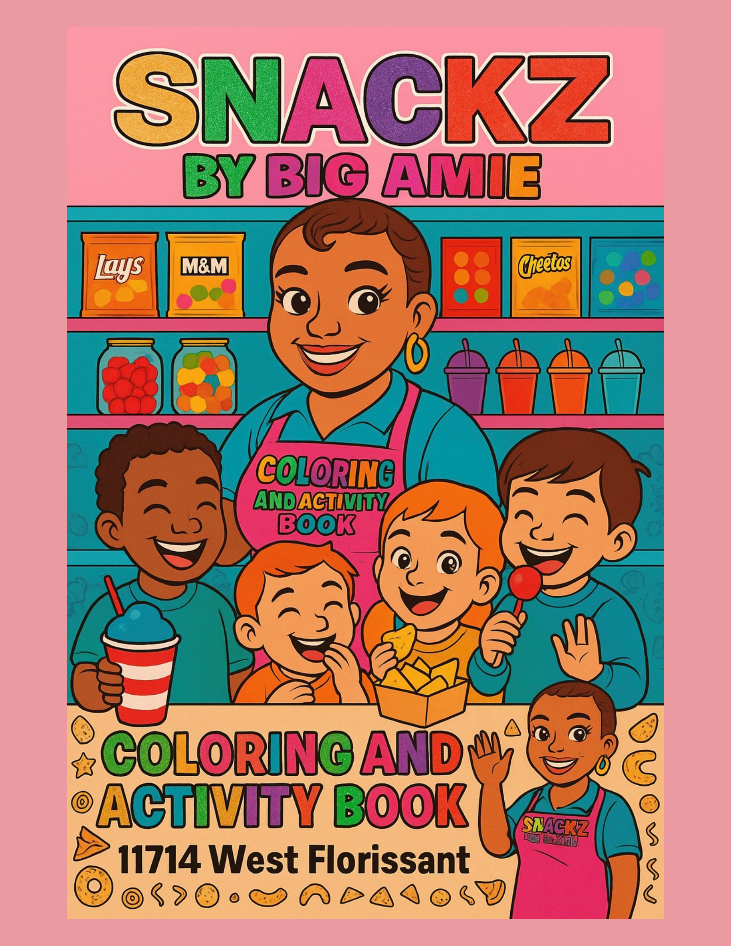 SnackZ By Big Amie Coloring and Activity Book – DGF UNIQUE DESIGNS